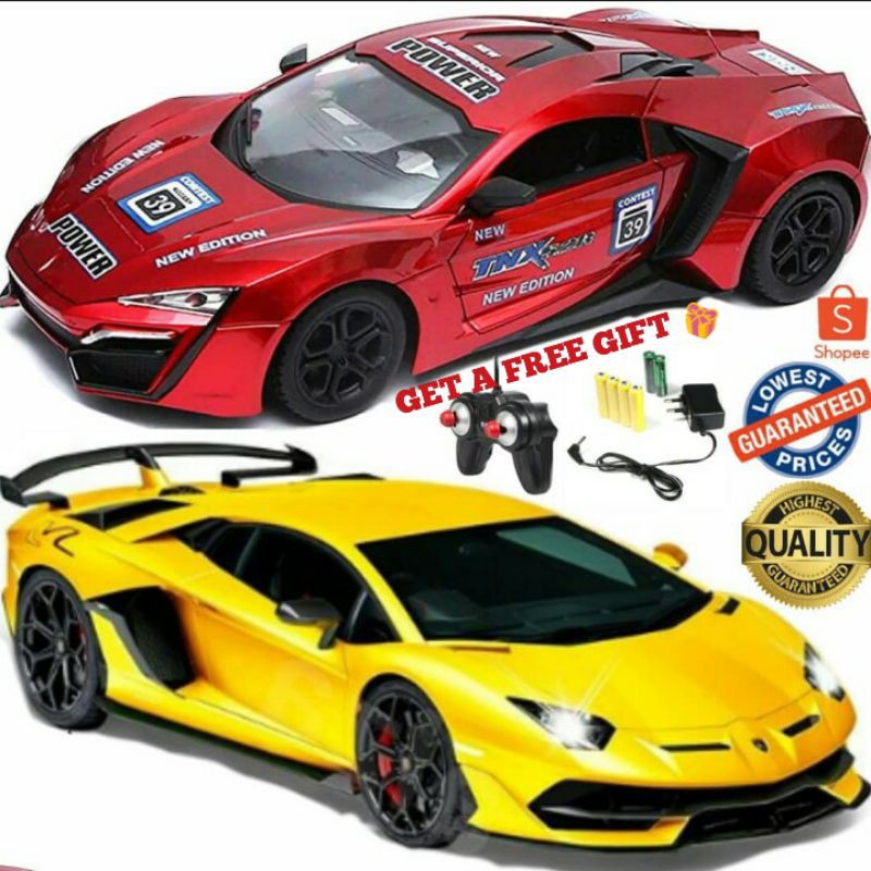 Remote Control Car 2 in 1 High Speed RECHARGEABLE Battery & Regular AA ...