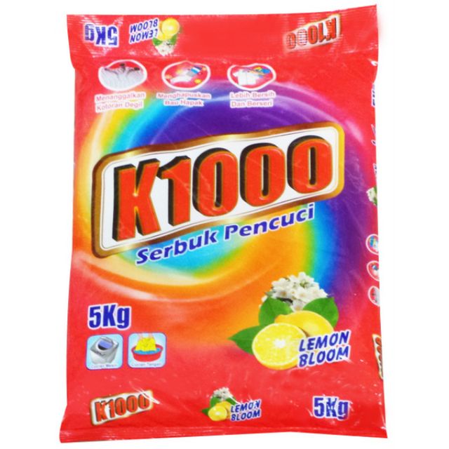 K1000 Economic detergent powder 5kg | Shopee Malaysia