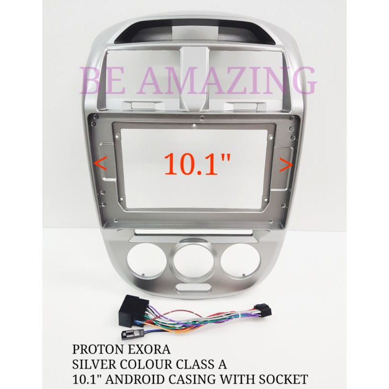PROTON EXORA SILVER COLOUR CLASS A 10.1" ANDROID CASING WITH SOCKET ...