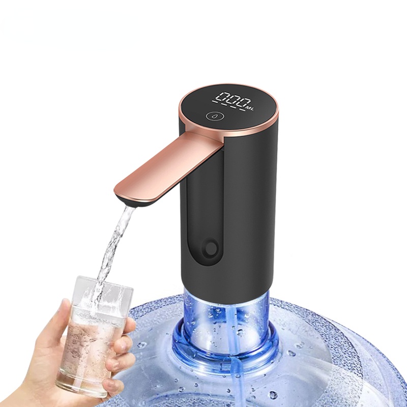 Smart Water Bottle Pump Household USB Electric Foldable Barreled Water ...