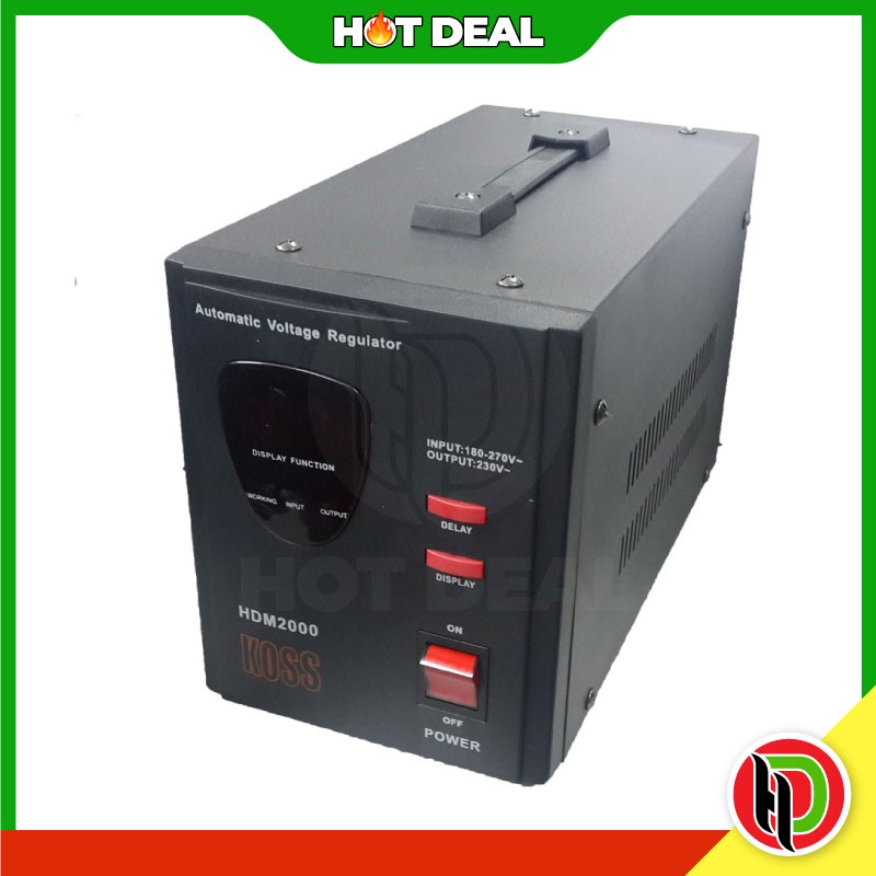 Hotdeal KOSS HDM-1000 Heavy Duty Automatic Voltage Regulator (AVR ...