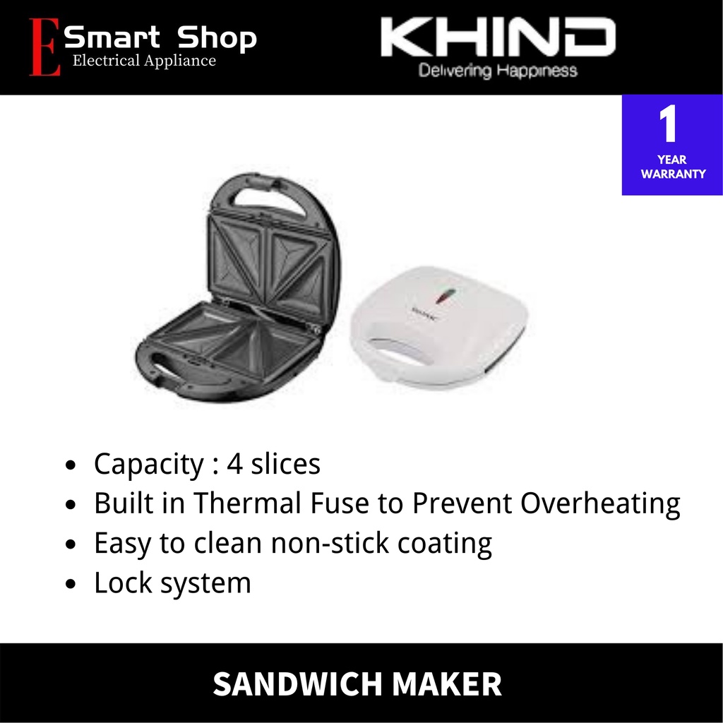 Khind Sandwich Toaster ST810 | Shopee Malaysia
