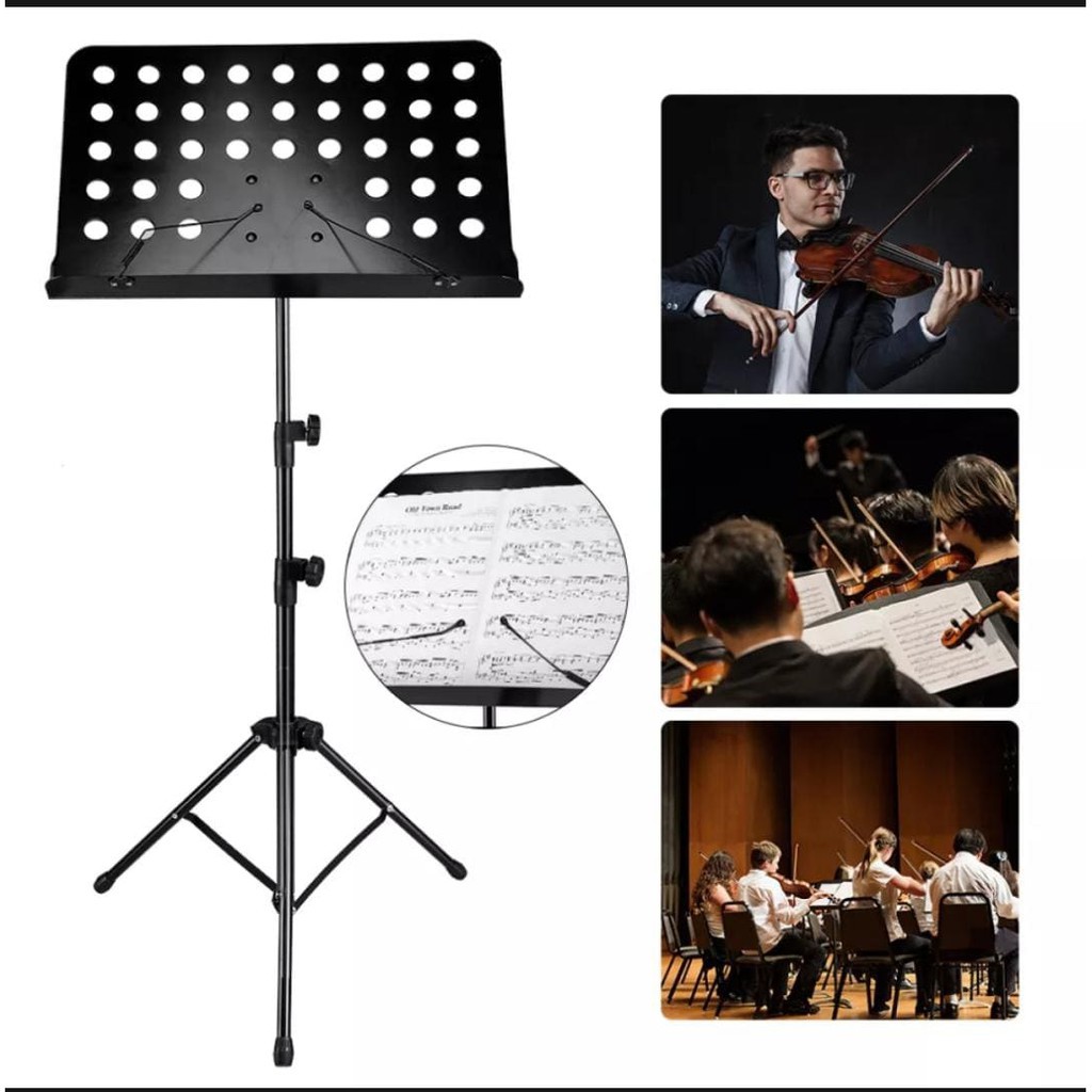 J/X Conductor Music Stand Quran Stand Berkualiti Duty Music Stand for ...