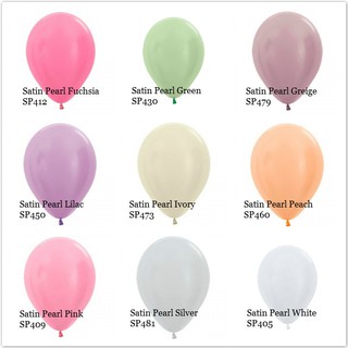 12inch Sempertex Satin Pearl Round Balloons (12pieces) | Shopee Malaysia