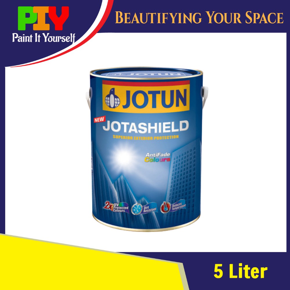 Jotun Jotashield AntiFade Exterior Wall Paint / Cat Luar Dinding Rumah ...
