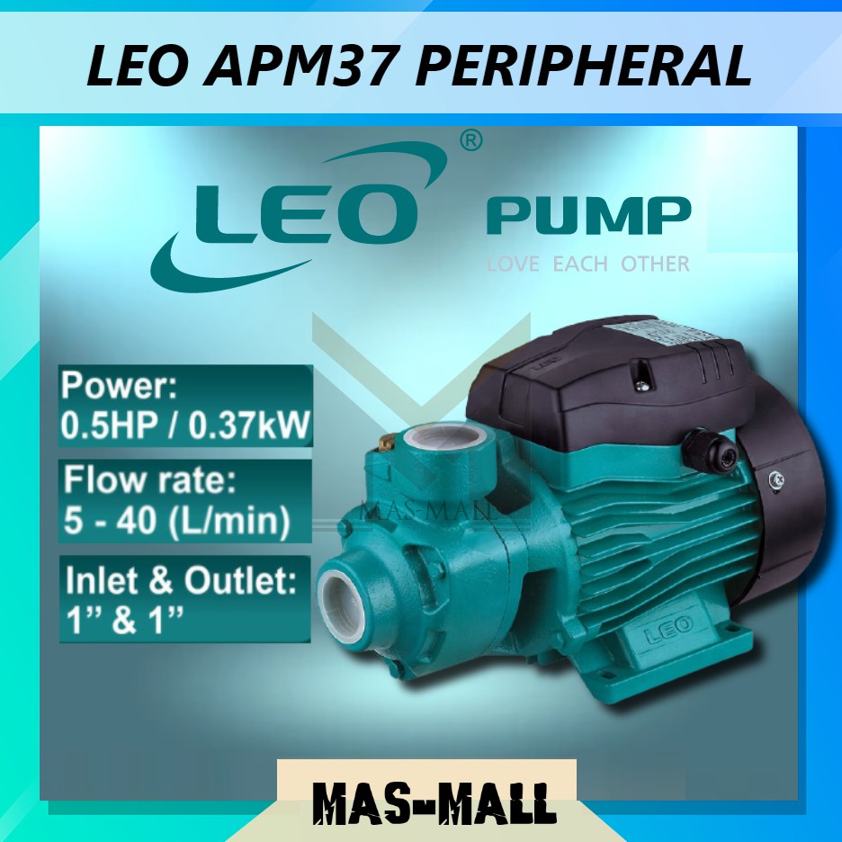 [100% ORIGINAL] LEO MANUAL WATER PUMP PAM AIR - APM37 (0.5HP) | Shopee Malaysia