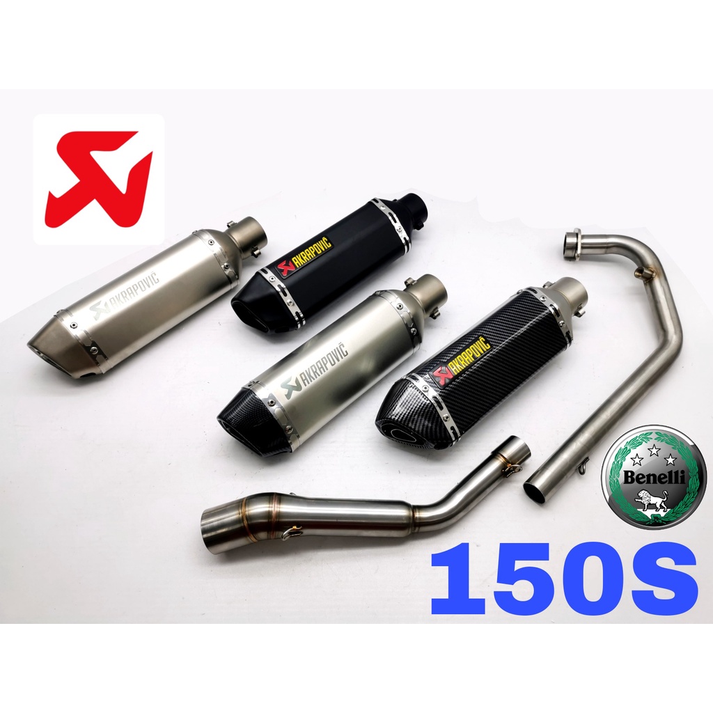 Exhaust Benelli 150S Ekzos Tabung Power Boom MOTOR Muffler Akrapovic ...
