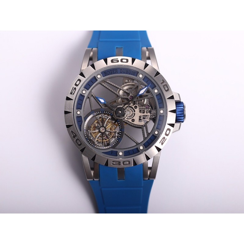 🔥highest swiss grade🔥 rd excalibur spyder skeleton flying tourbillon ...