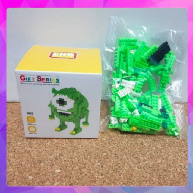 Lego small block Mike Wazowski | Shopee Malaysia
