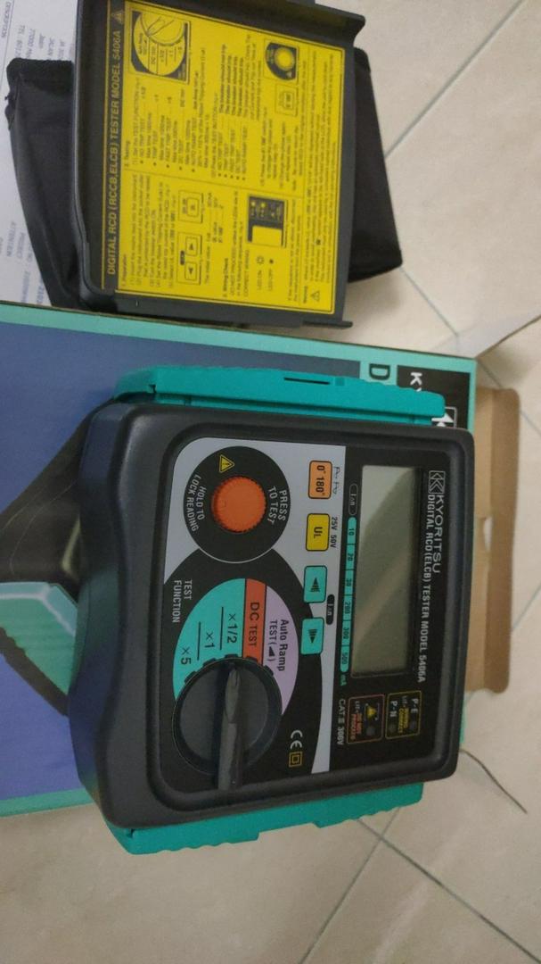 Kyoritsu 5406a Digital Rcd (elcb) Tester, 59% OFF