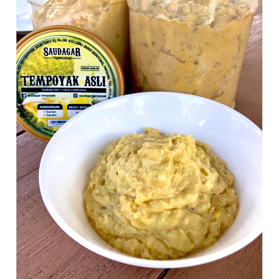 Tempoyak Original Pahang | 100% isi durian | Shopee Malaysia