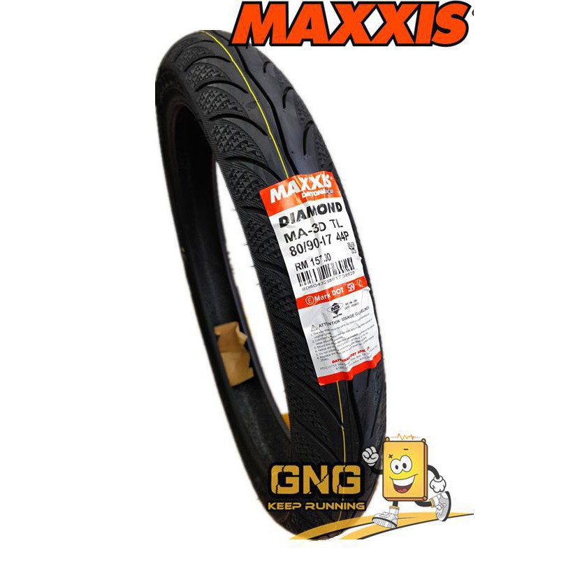 MAXXIS DIAMOND MA3D-N TYRE TUBELESS | Shopee Malaysia