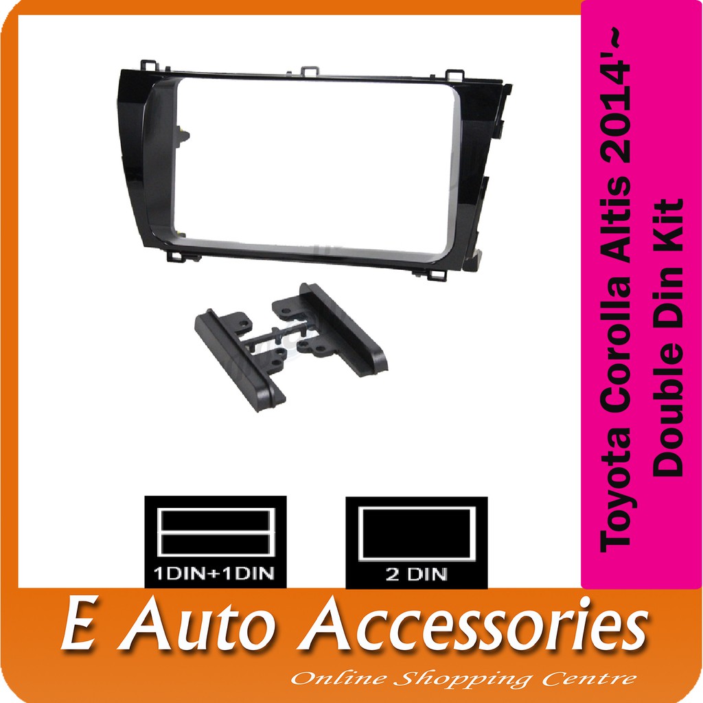Casing Toyota Corolla Altis Year 2014'~ Double Din Kit | Shopee Malaysia