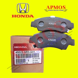 FRONT BRAKE PAD HONDA CITY SEL / JAZZ SAA( VTEC/iDSi) CIVIC SO4 SR4 ...