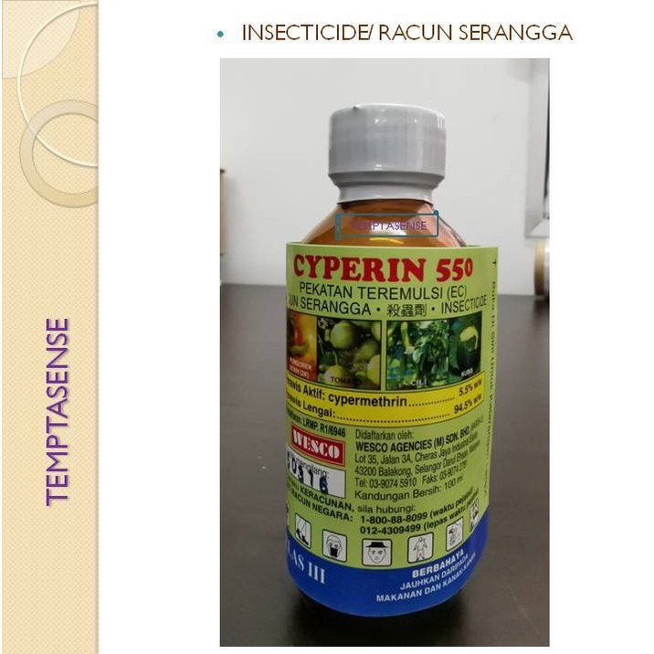 Cyperin 550 100ml (Insecticide/Racun Serangga) | Shopee Malaysia