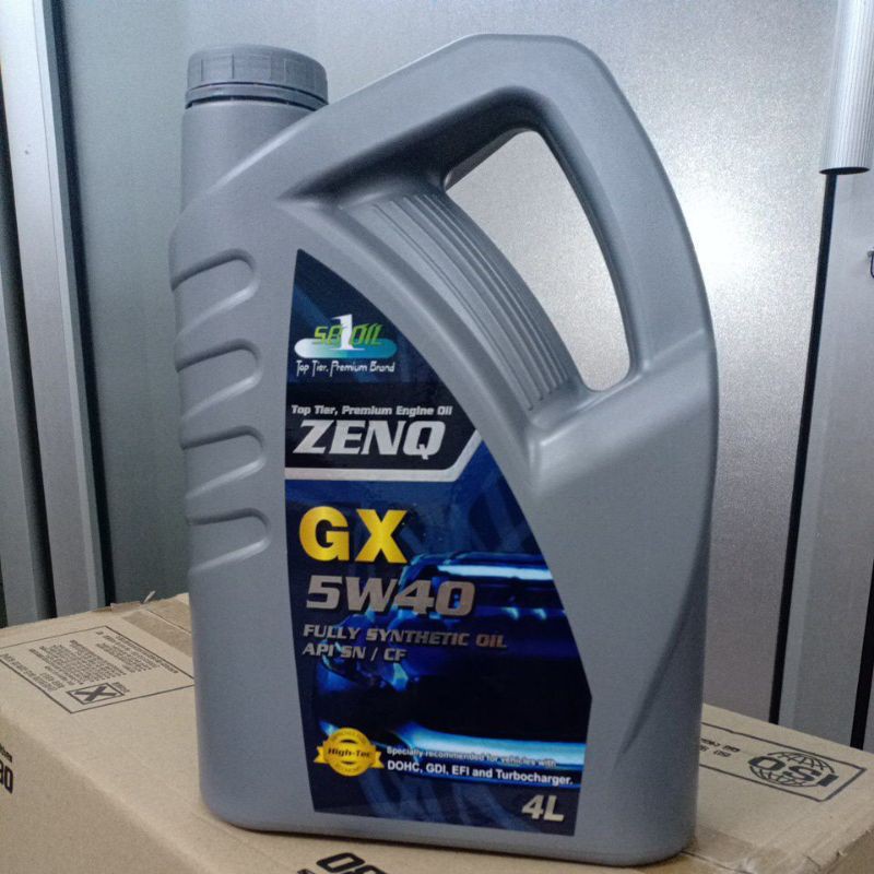 OFFER ZENQ GX FULLY SYNTHETIC 5W40 4 LITERS | Shopee Malaysia