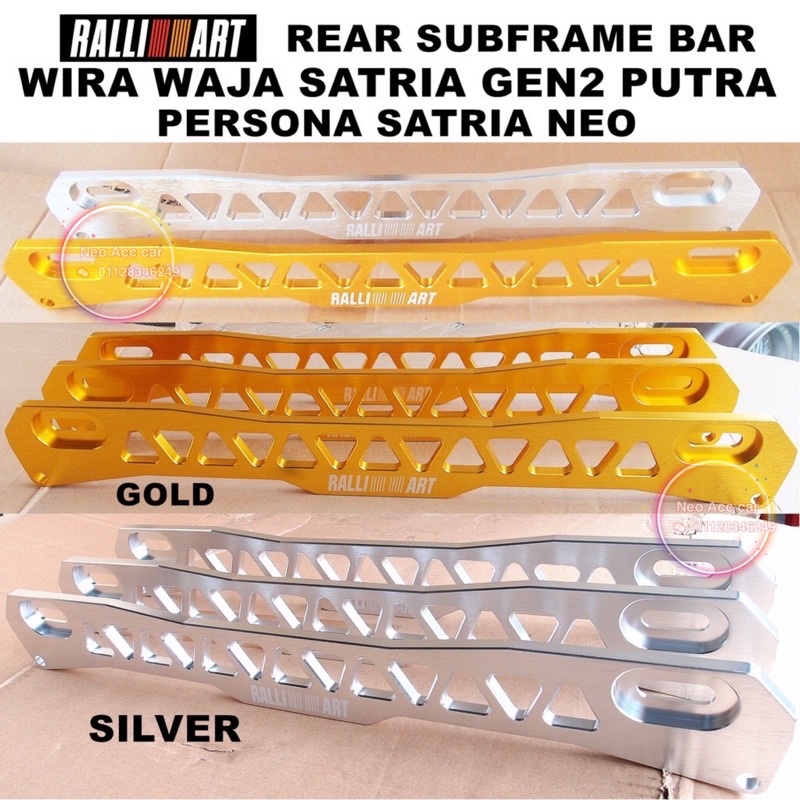 Ralliart Bar Subframe Bar WIRA, SATRIA, PUTRA, GEN 2, PERSONA, ALZA ...