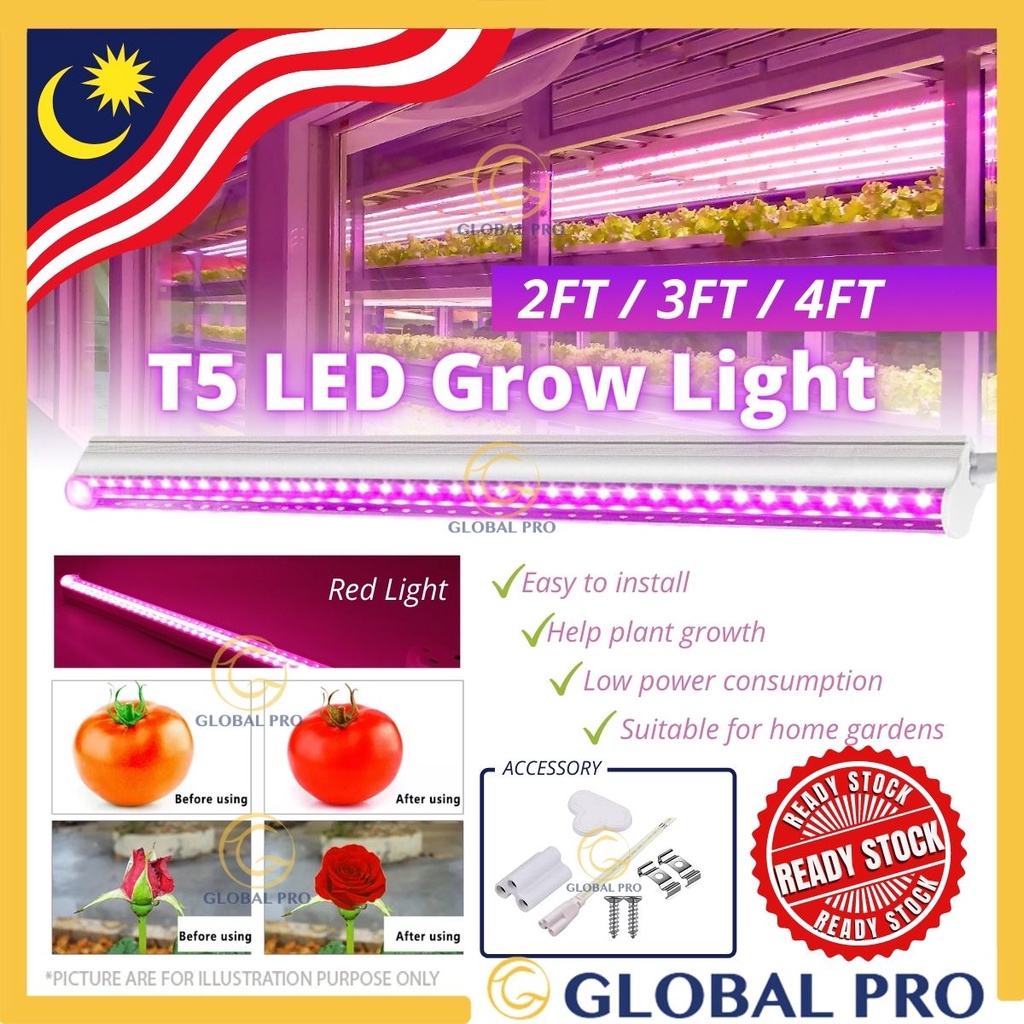 T5 LED Grow Light For Plants High Output Integrated Fixture Grow Light ...