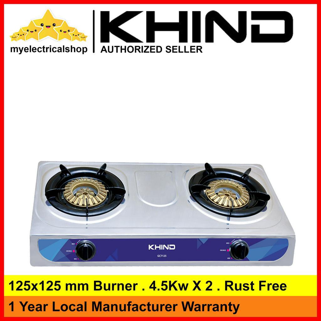 Khind GC7125 Cyclone Brass Burner Gas Cooker | Shopee Malaysia