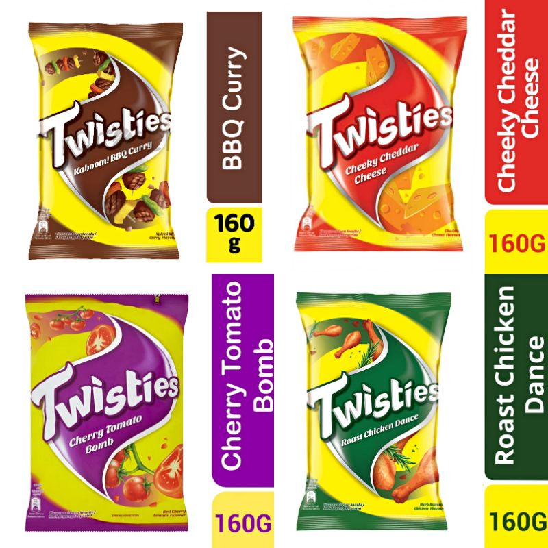 [TKM] Twisties Corn Snacks 160g | Shopee Malaysia