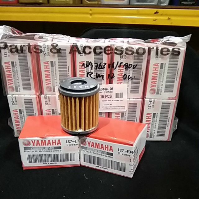Yamaha oil filter Original 100%Ori Lc135 Y15 Fz150 R15 Xmax | Shopee ...