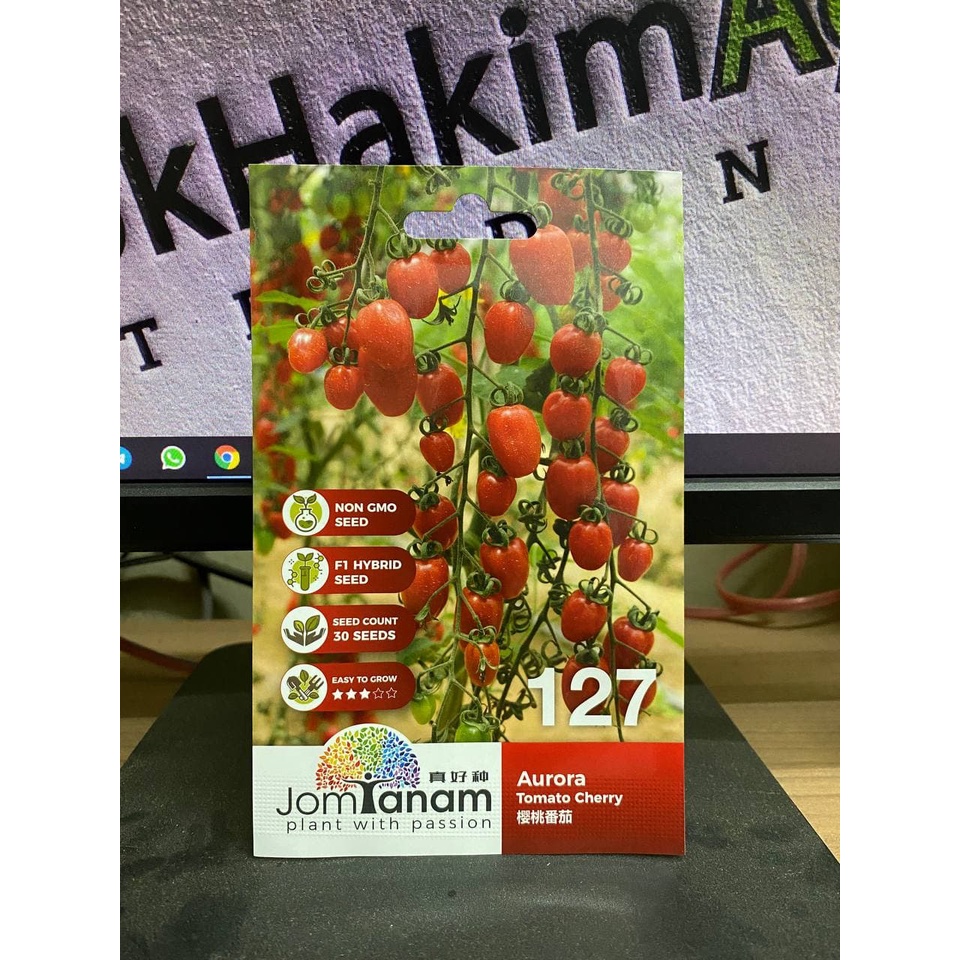 Benih Tomato Ceri Jom Tanam 127 Hibrid F1 (30 biji) | Shopee Malaysia