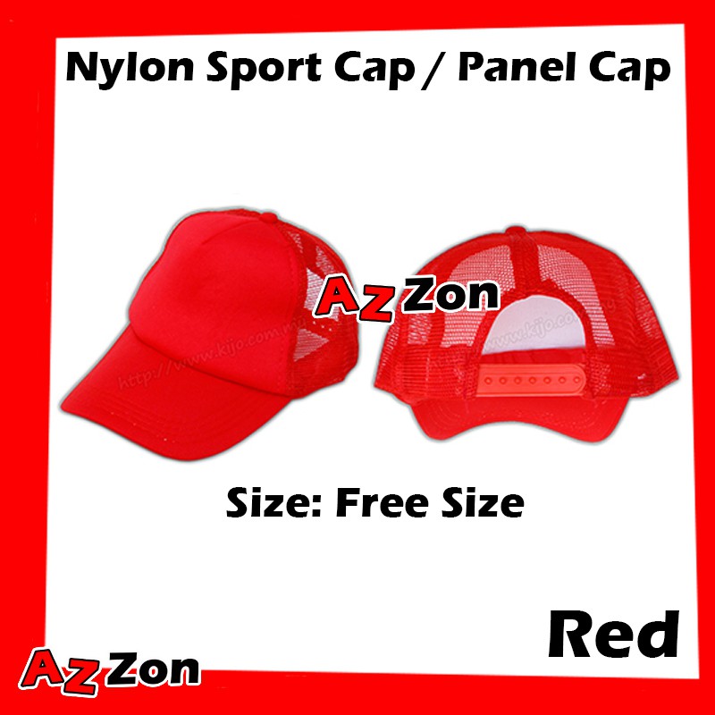 Nylon Sport Cap / School Cap / Sport Cap / Topi Sukan / Topi Team 0044 ...