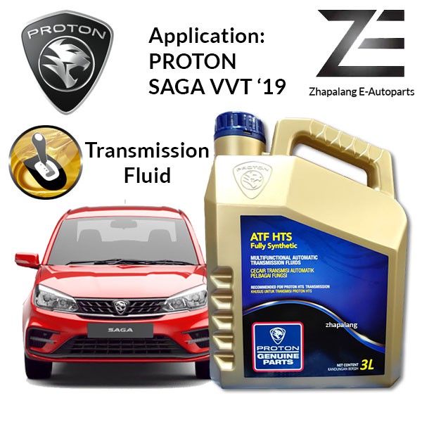 PROTON ATF HTS Fully Synthetic for Saga VVT '2019-ON 3L Pack PW913191-3 ...
