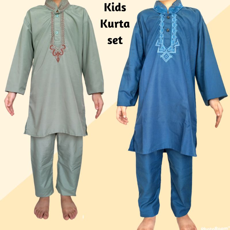 Kids Kurta with Pants / Baju India Budak / Jippa With Pyjama Set ...
