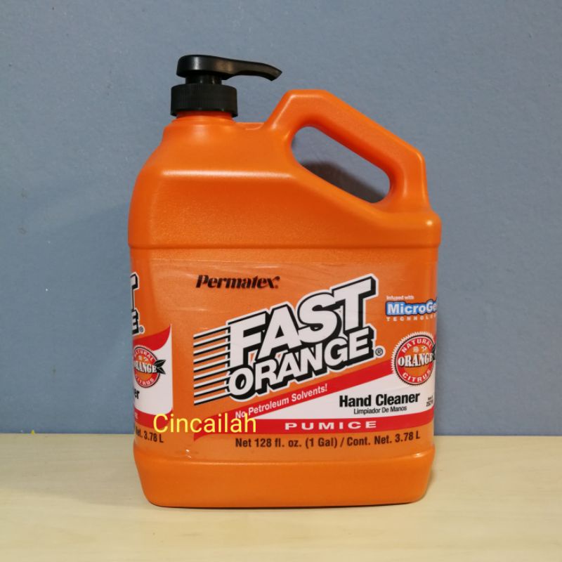 Permatex Fast Orange Hand Clean Microgel Lotion 3.78L (Made in USA ...