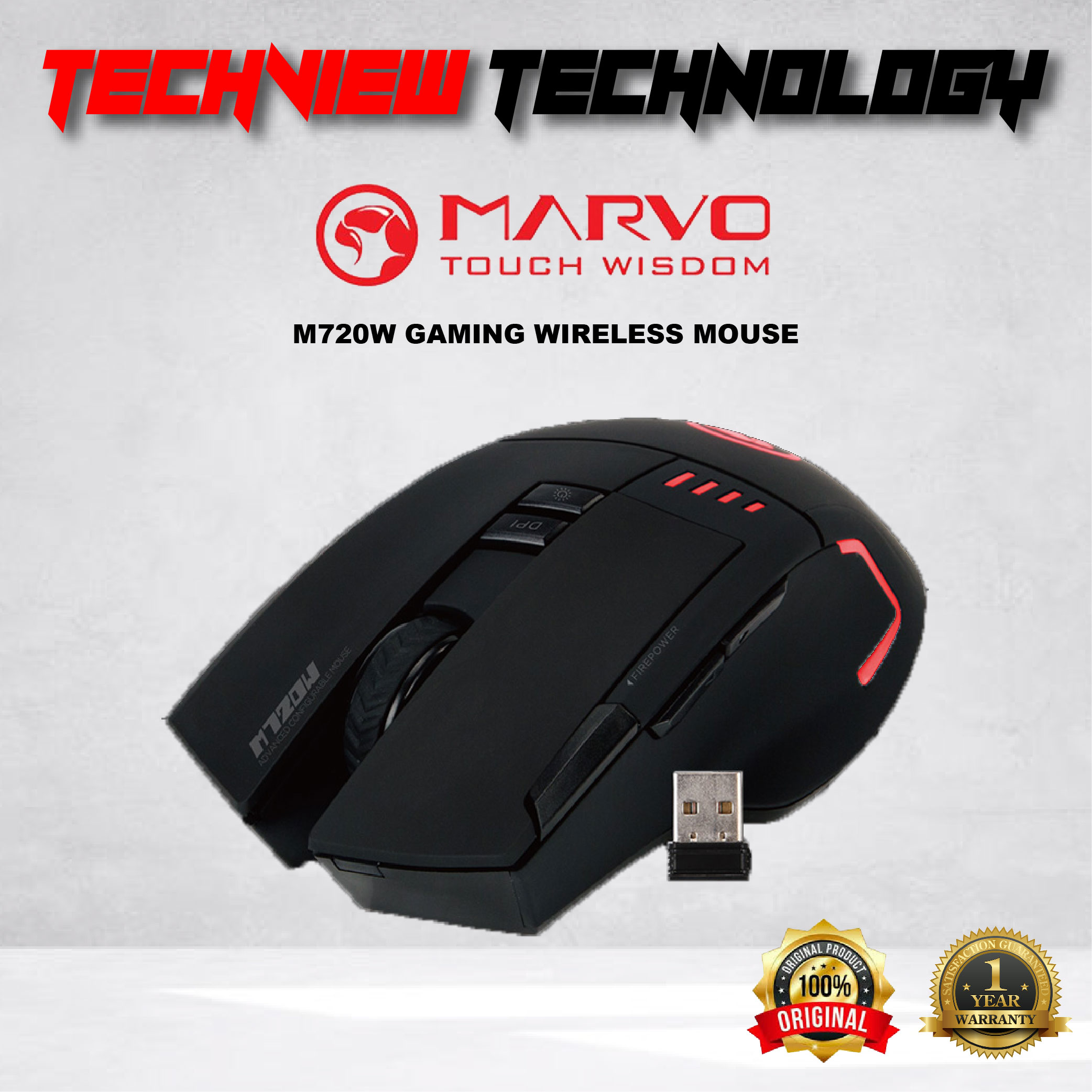 MARVO M720W GAMING WIRELESS MOUSE | Shopee Malaysia