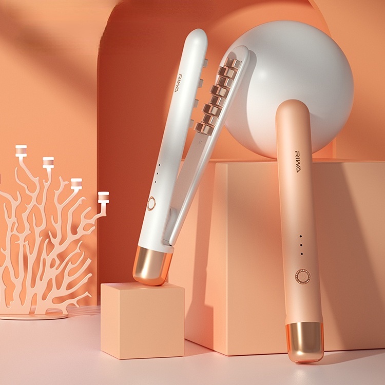 Riwa Mini Ironing Splint Corn Clip Electric Hair Fluffer Head Pad Hair ...