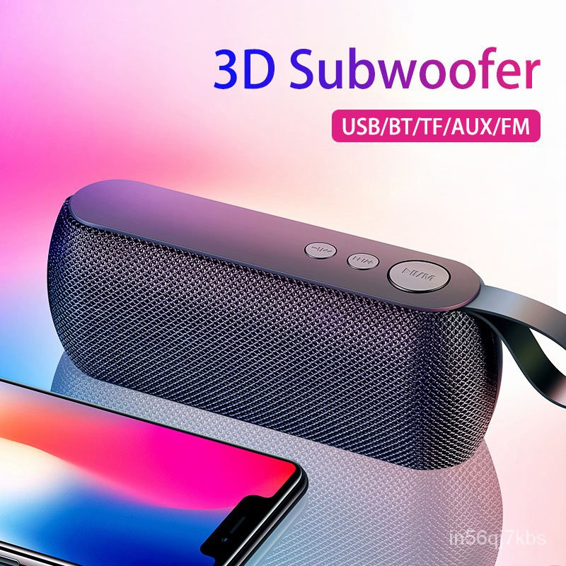 Portable Bluetooth Speaker Wireless Loudspeaker Mini Sound System 3D ...