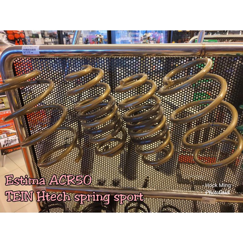 Toyota Estima ACR50W 100% Original Tein H tech Lowered Coil Spring ... Toyota Estima ACR50W 100% Original Tein H tech Lowered Coil Spring ...