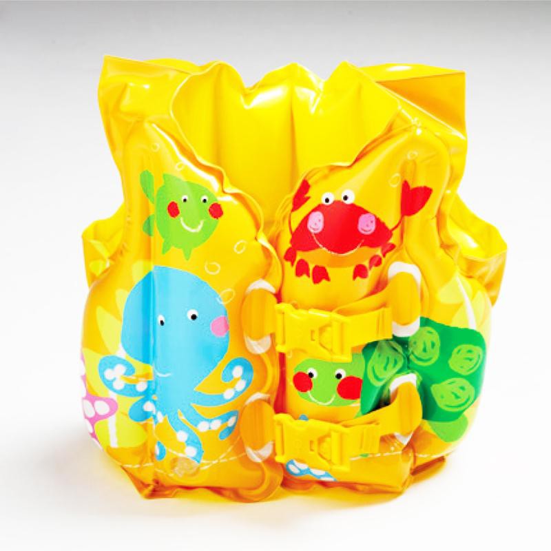 INTEX Kids Life Jacket Children Inflatable Swim Vest Jaket Keselamatan ...