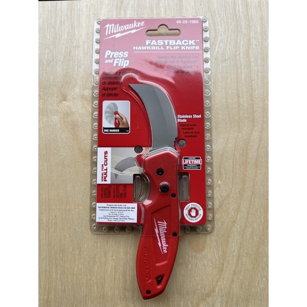 Milwaukee 48-22-1985 FASTBACK Hawk Bill Folding Knife | Shopee Malaysia