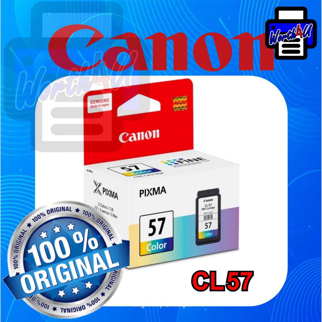 Canon CL-57 CL57 CL 57 100% Original Genuine Ink Cartridge Colour Color ...