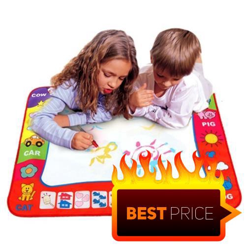 DRAWING MAT WITH MAGIC PEN (WHITE + PINK + BLUE) | Shopee Malaysia