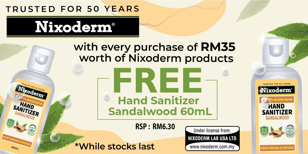Nixoderm Official Store, Online Shop | Shopee Malaysia