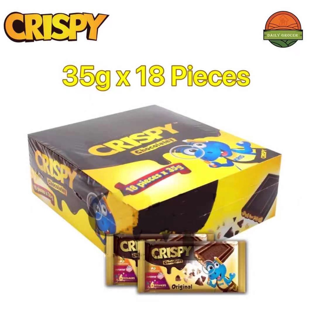 Crispy Chocolatey Original Bar 35g x 18s | Shopee Malaysia