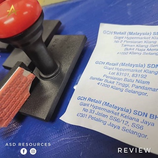 Rubber Stamp Normal / Cop Getah Biasa *SAME DAY DELIVERY* (READY STOCK ...