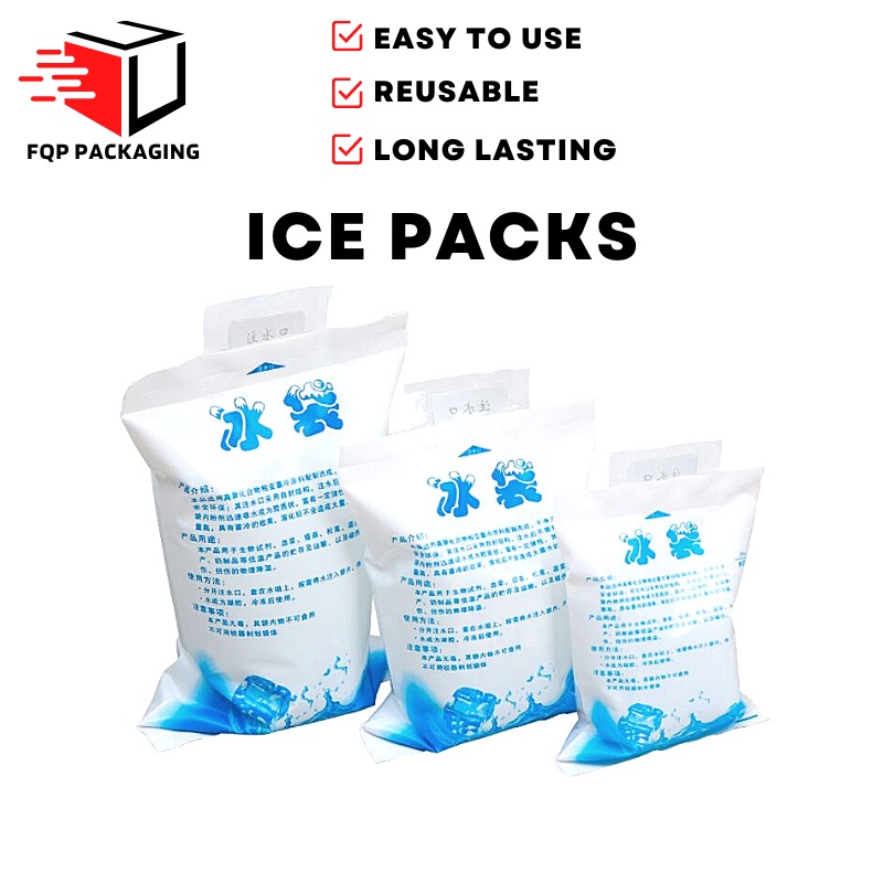 Pek Ais Boleh Digunakan Semula 100/200/400/600/1000ml Ice Pack/ Beg ...