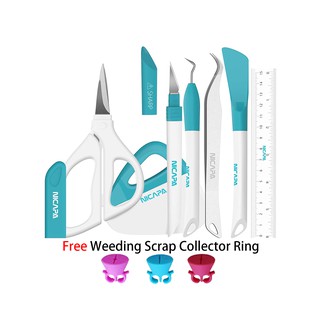 Nicapa Basic Tool Set Craft Weeding Vinyl Cardstock Crafting Tools Kit ...