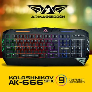 ARMAGGEDDON AK666 / AK666x / AK666 SFX KALASHNIKOV SPILL PROOF GAMING ...