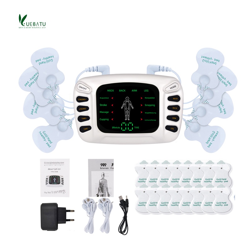 Eletric EMS Physiotherapy TENS Machines Shock Wave Massage Body ...