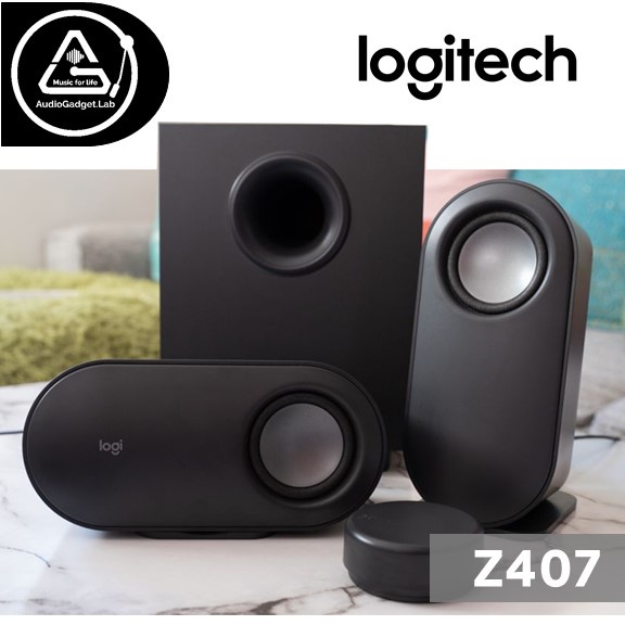 Logitech Z407 BLUETOOTH COMPUTER SPEAKERS WITH SUBWOOFER AND WIRELESS ...