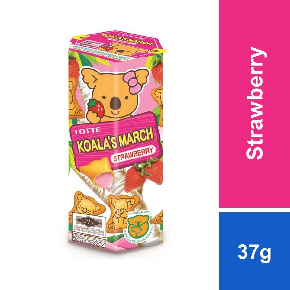 Koala's March Strawberry Regular Pack 37g | Shopee Malaysia