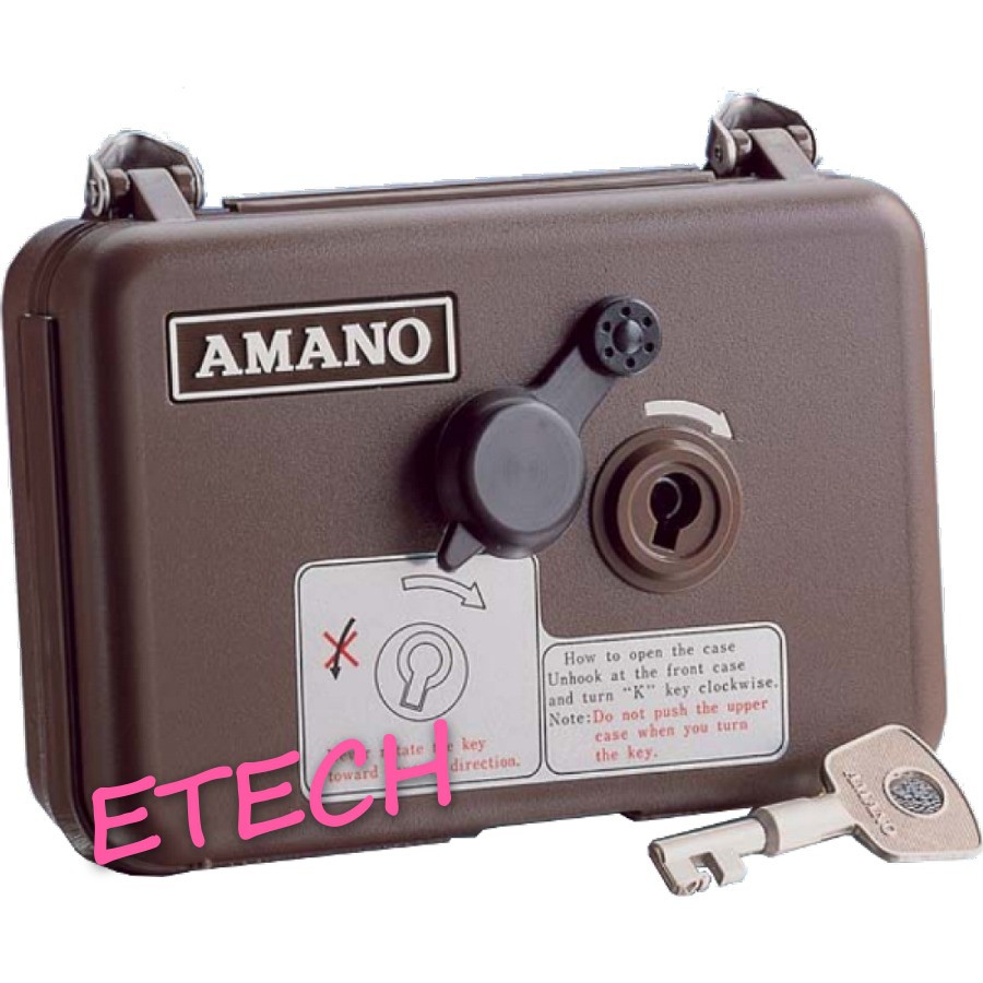 Amano PR600 Watchman Clock Guard System Clocking Machine Clocking Mesin ... Amano PR600 Watchman Clock Guard System Clocking Machine Clocking Mesin ...