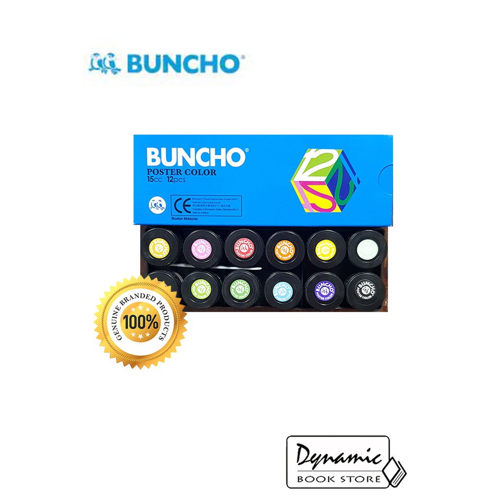Buncho Poster Colour 12 Colour | Shopee Malaysia