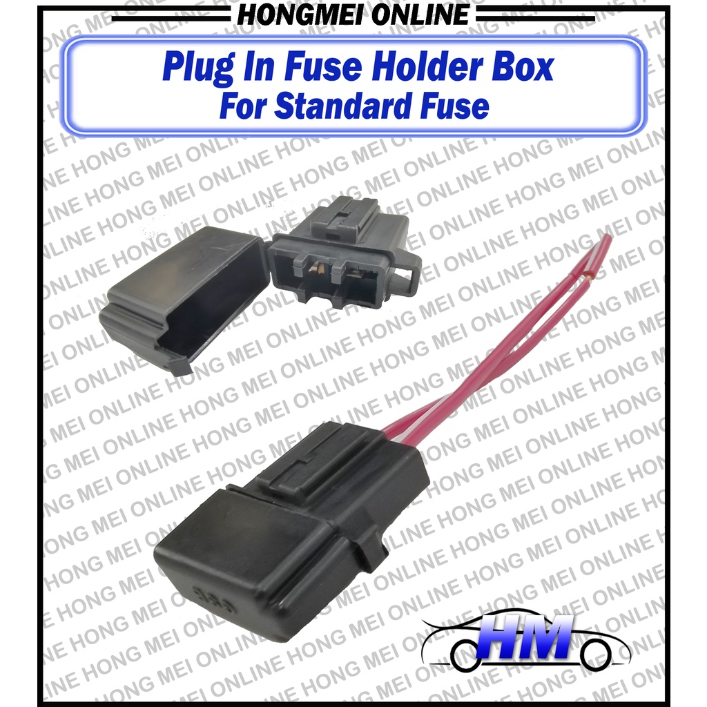 Plug In Fuse Holder Box For Standard Fuse Shopee Malaysia